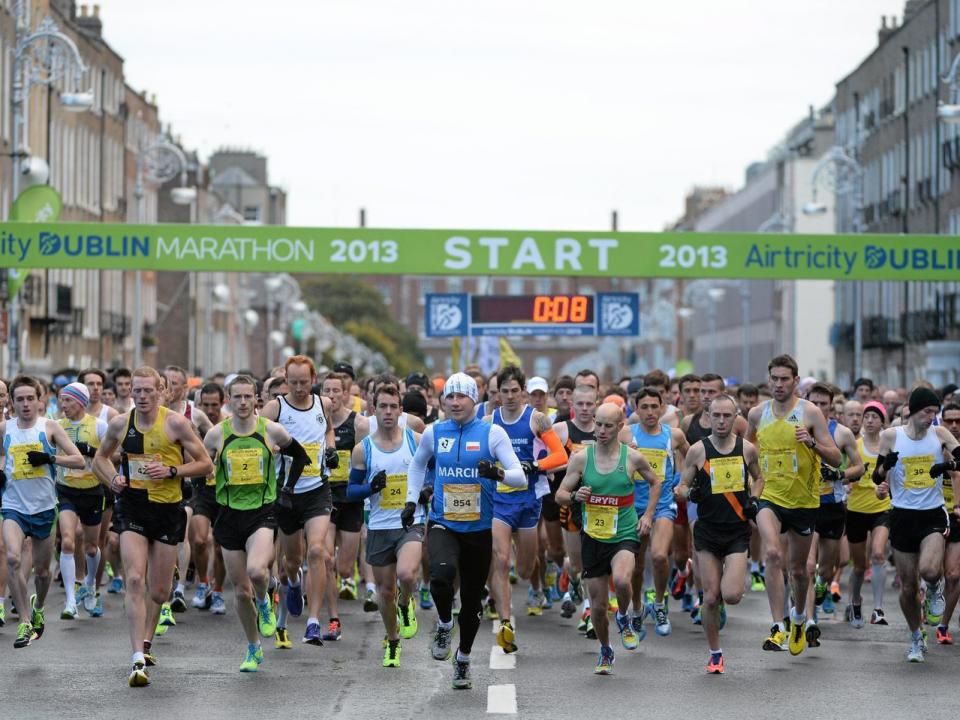 Dublin Marathon runners | Irish Cancer Society